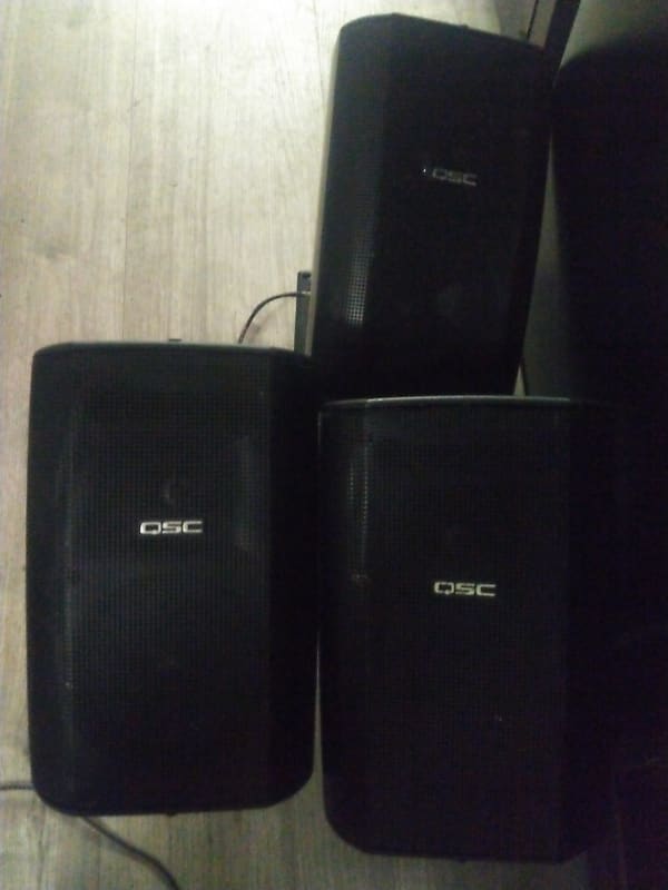 X3 QSC AD-S52 Surface Mount Loudspeakersl | Reverb