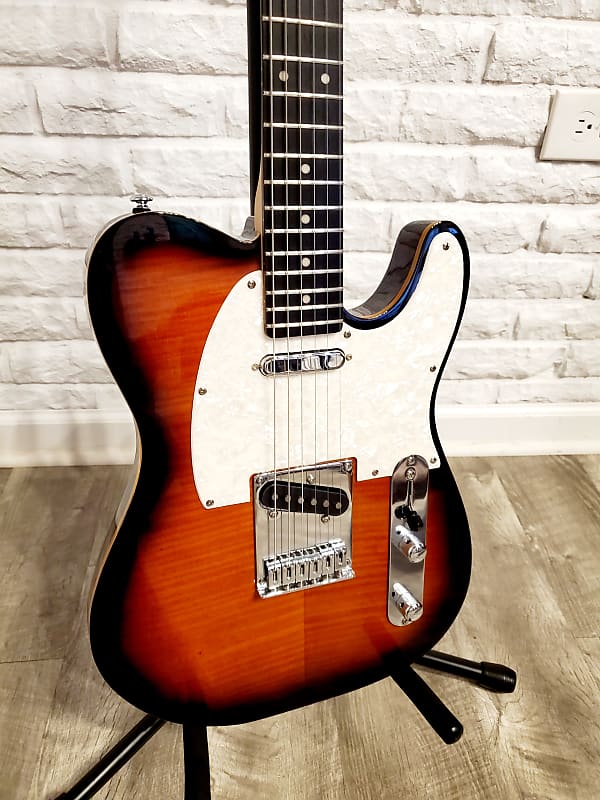 Michael Kelly 1953 Caramel Burst Tele-style Electric Guitar | Reverb
