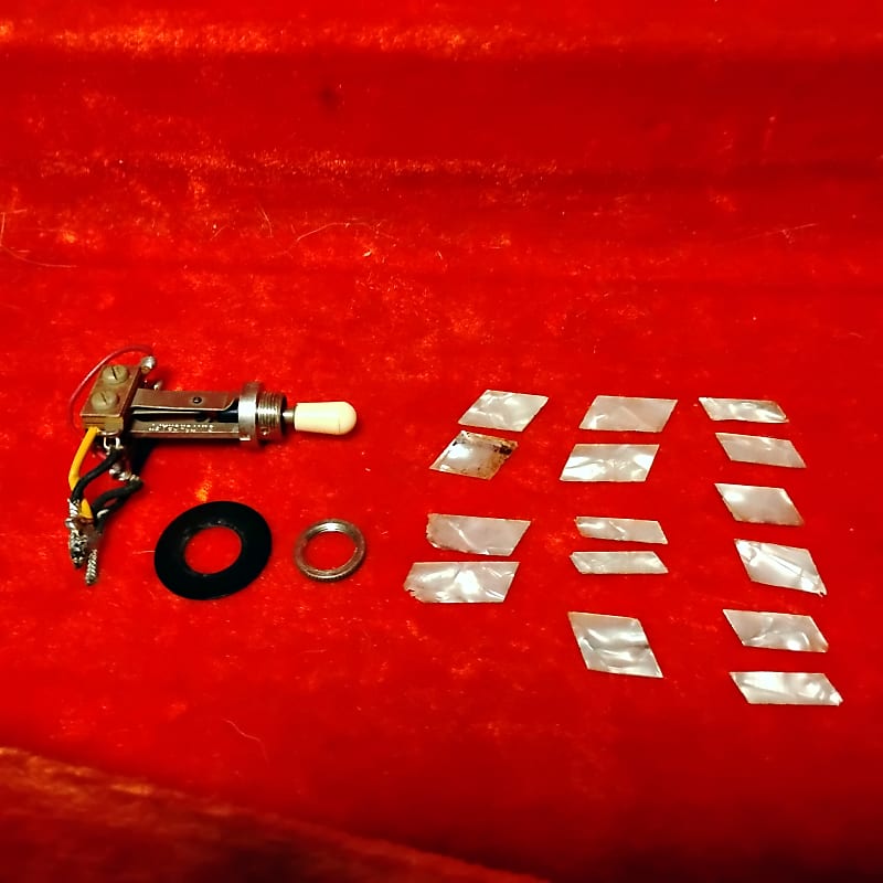 Switchcraft switch 1960's w/ tip and poker chip Gibson ES175 | Reverb