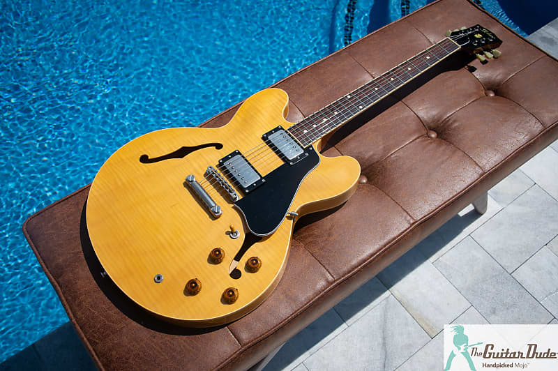 2015 Tokai ES-196 - Killer Flamed Maple Top/Back! w Vintage | Reverb