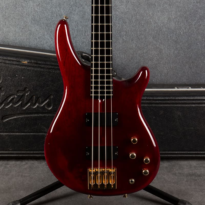 Status Energy 4 Graphite Bass - Cherry Red - Hard Case - 2nd | Reverb