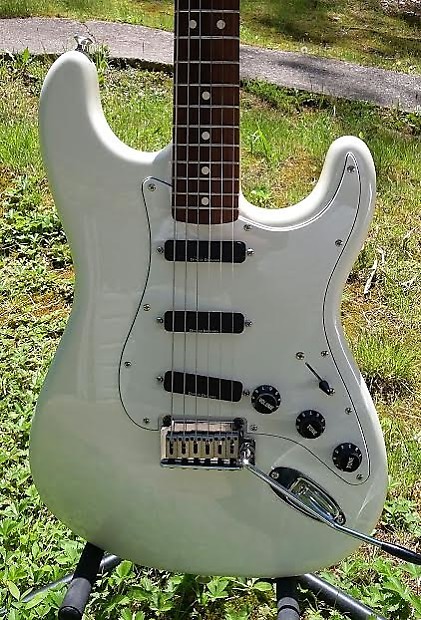 FENDER Stratocaster Partscaster MIM STRAT / Duncan HOT RAILS | Reverb