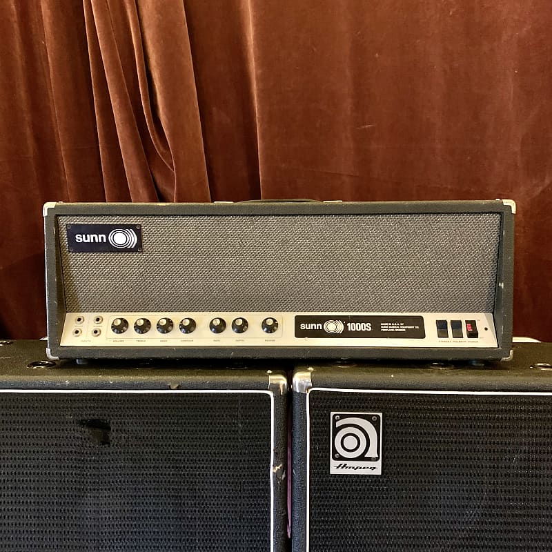 Sunn O))) 1000s tube bass guitar amplifier c 1968 original | Reverb