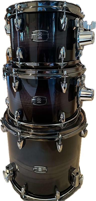 Yamaha Live Oak Custom Tom Set. 10" 12" 14" Amazing Shape!! | Reverb