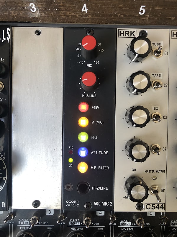 Ocean Audio 500 series Mic preamp DI Toft Trident | Reverb