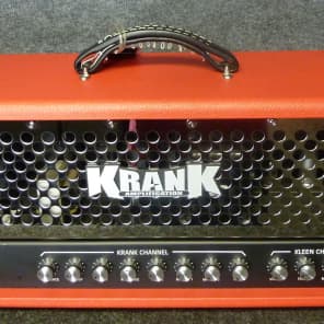 Krank Revolution 1 100W Tube Guitar Amp Head Red Chrome Grill | Reverb
