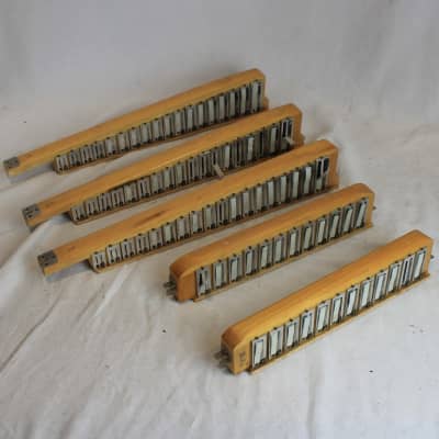 Set of 5 Used Accordion Reed Blocks - 3 For Treble & 2 For | Reverb UK
