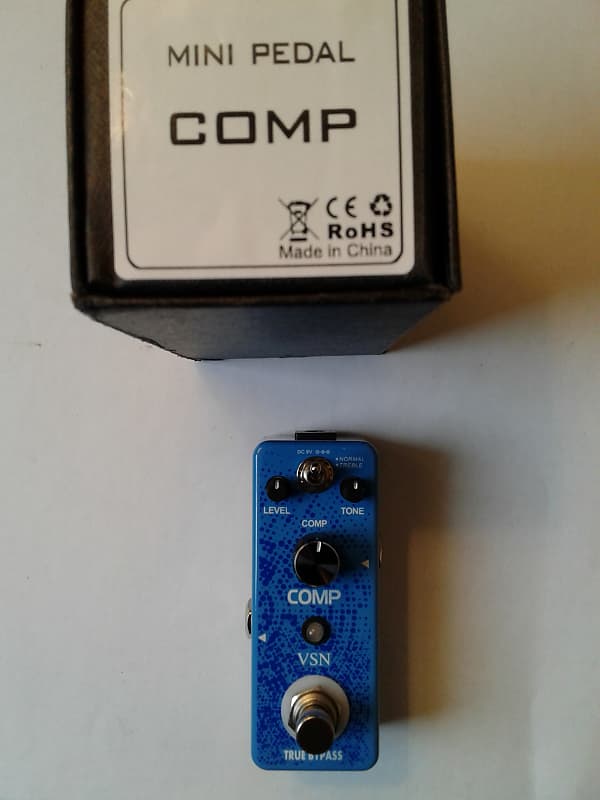 VSN Guitar Compressor Pedal for Analog Compression Effect | Reverb