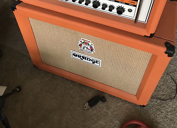 Orange 2x10 open back cab with Celestion speakers | Reverb