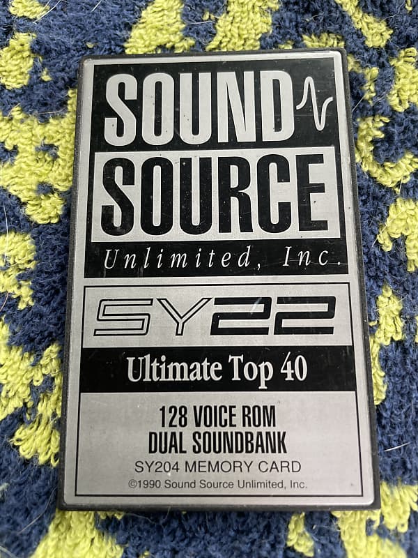 Yamaha “Ultímate Top 40” Memory Card / Sound Card for | Reverb Canada