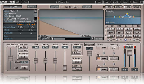 Waves IR-Live Convolution Reverb | Reverb