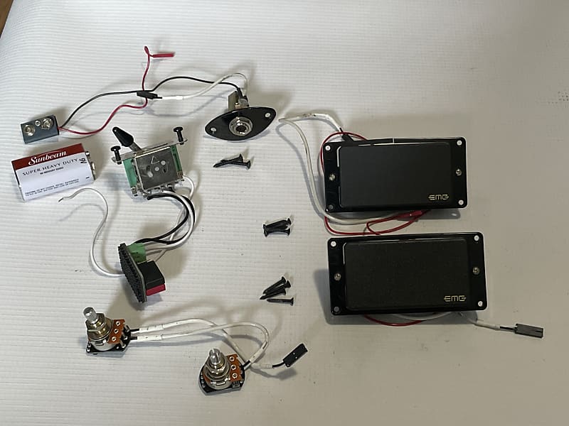 2000's EMG 60 & 85 Black Neck & Bridge Humbucker Guitar | Reverb