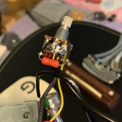 Gretsch Jim Dandy Custom Humbucker Rubber Bridge Electric | Reverb