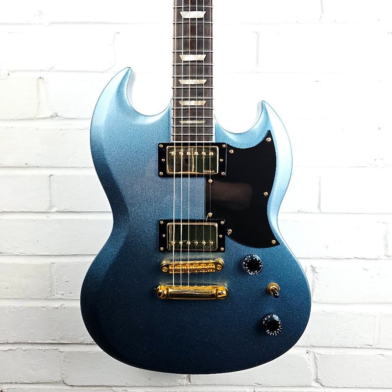 HARLEY BENTON DC-DLX SG GOTOH PELHAM BLUE ELECTRIC GUITAR | Reverb