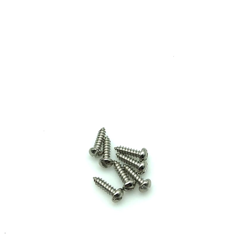 Vintage Deluxe Style Slotted Telecaster Tuner Screws - Nickel | Reverb