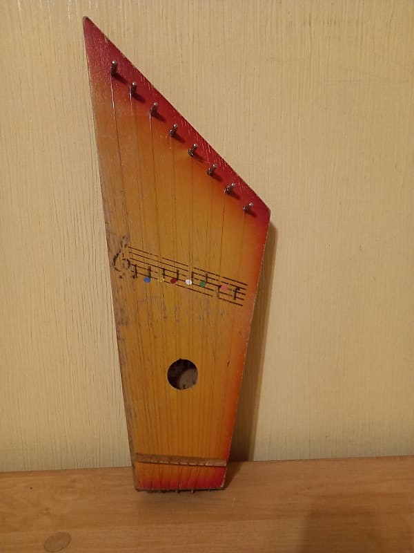 Gusli Musical Instrument Ukraine USSR Soviet Autoharp Zither | Reverb