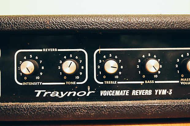 Traynor Voicemate Reverb YVM-3 1970's Black | Reverb