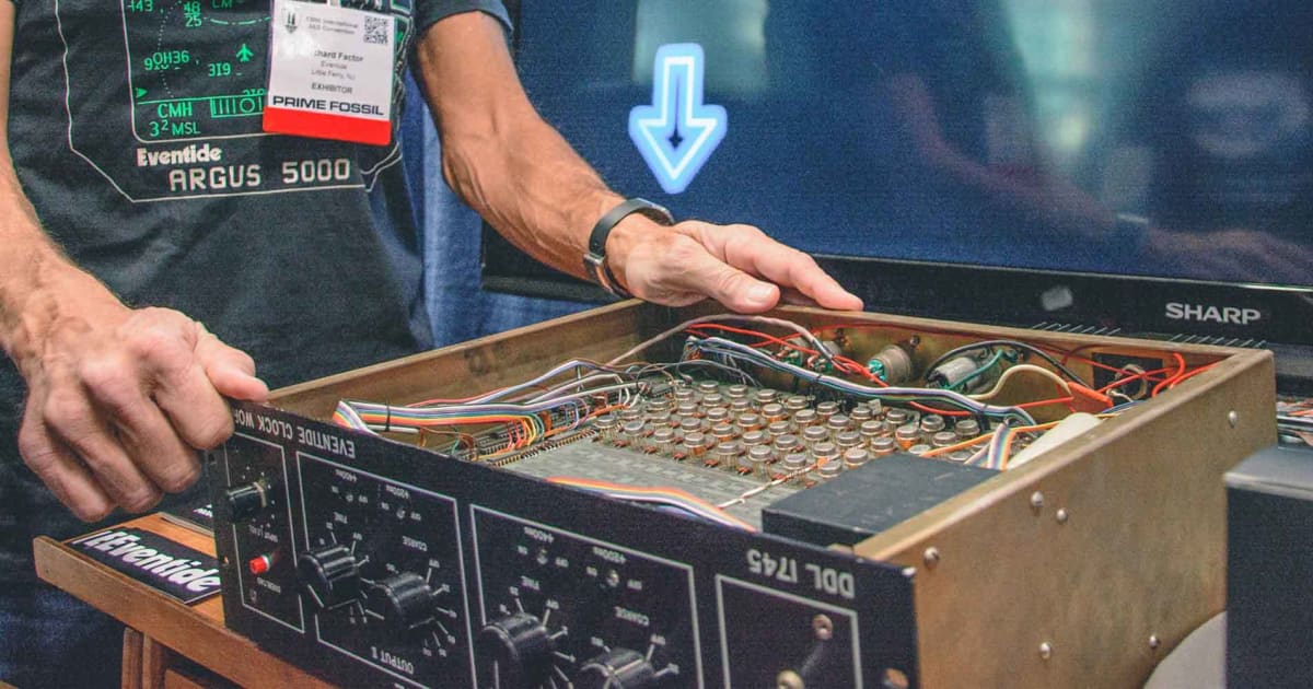 Vintage Eventide Rack Units with Richard Factor at AES | Reverb News