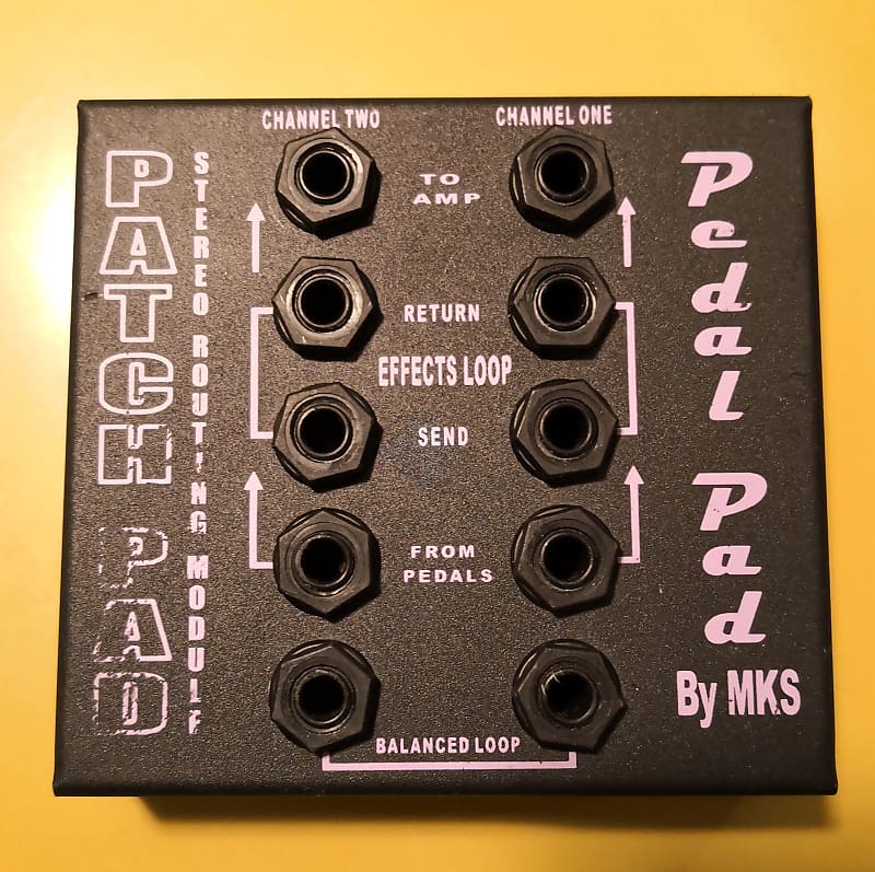 MKS Patch Pad by Pedal Pad Stereo Routing Effects Loop | Reverb