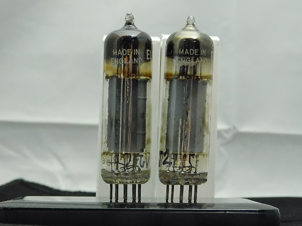 Mullard EL84 rX1 Matched Pair, Maximatcher II Tested 1958 | Reverb
