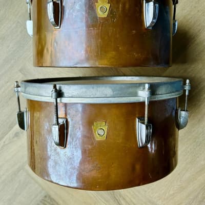 Ludwig Copper timbales 1960-1969 - Copper | Reverb