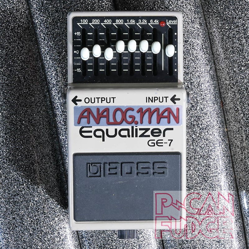 ANALOGMAN Boss GE-7 Equalizer (Silver Label) Taiwan 2004 - | Reverb