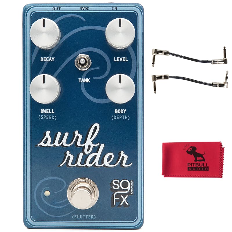SolidGoldFX Surf Rider IV Spring Reverb Guitar Effects Pedal | Reverb