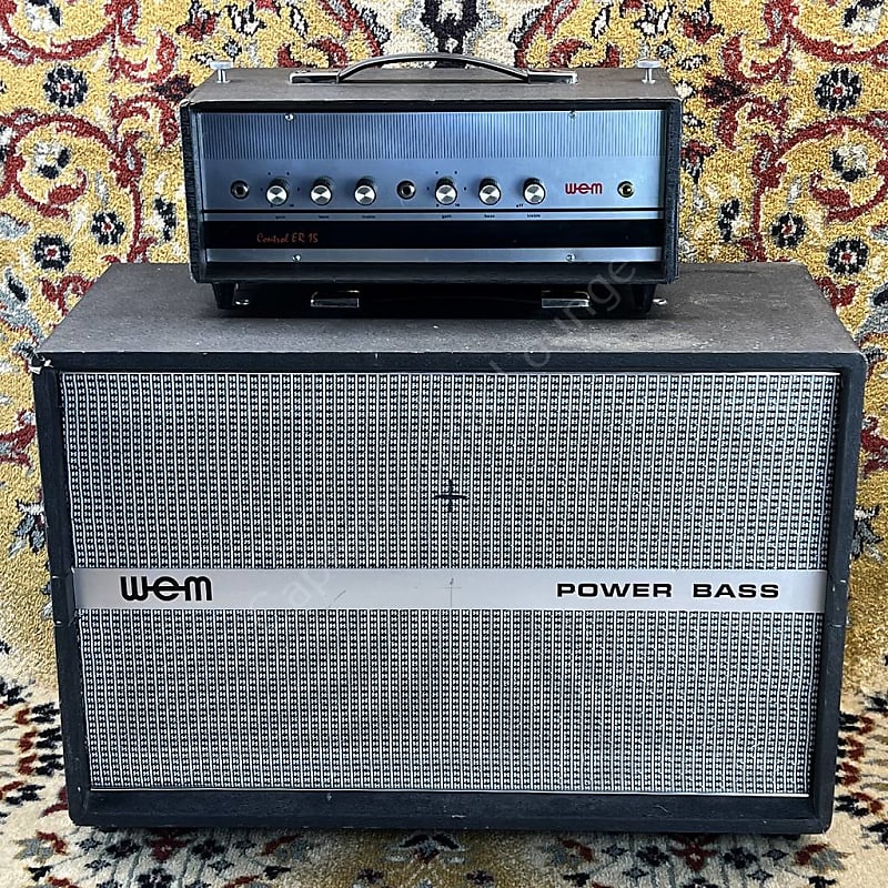 1966 WEM - Control ER 15 - Halfstack - ID 2608 | Reverb