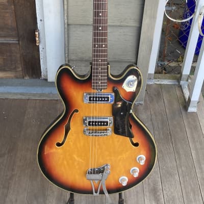 1960s Teisco EP-10T Thinline Hollowbody guitar | Reverb