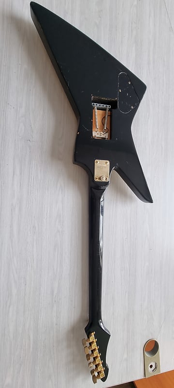 Aria Pro II ZZ Custom 1980s Black & White rare color Aria Pro II ZZ Custom 1980s Black & White rare color