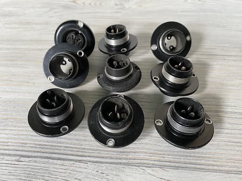 1968 Gefell Tuchel 3PIN Installation Connectors | Reverb