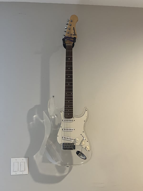 Galveston Clear Guitar Stratocaster 2000s - Clear | Reverb