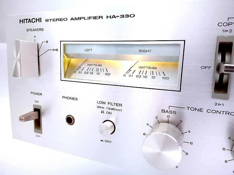 Hitachi HA 330 amplificatore integrato / Year 1978 | Reverb