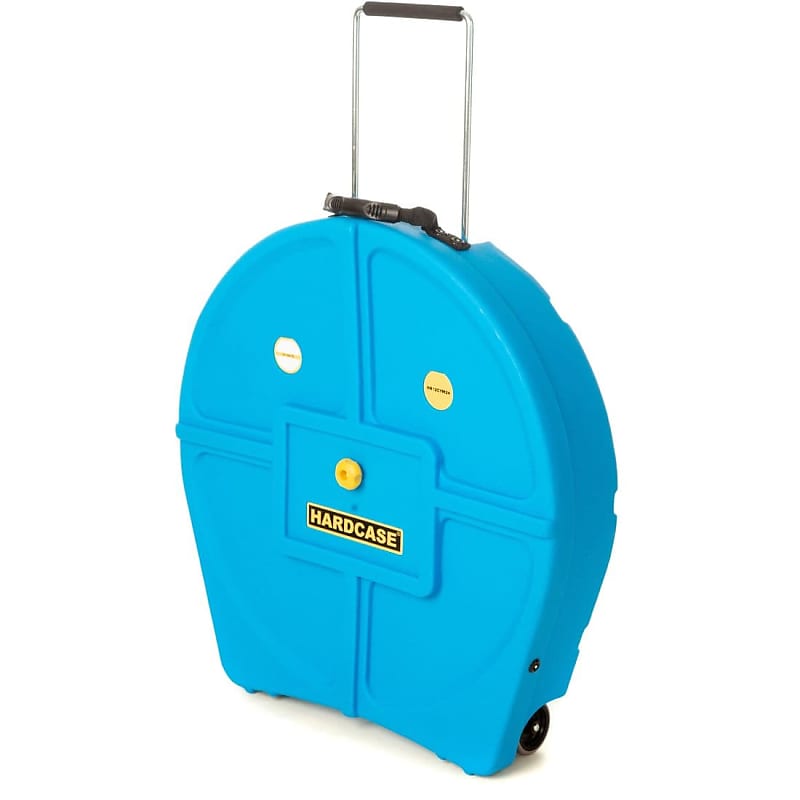 Hardcase Rolling Cymbal Case 24" Light Blue | Reverb