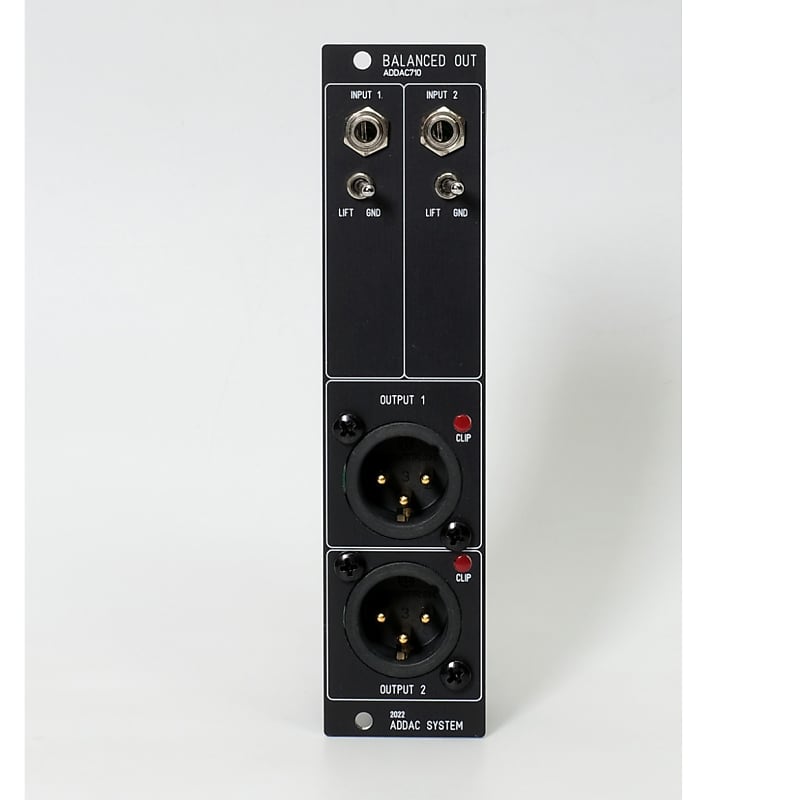 ADDAC System ADDAC710 BALANCED OUTPUTS 2022 - Black | Reverb UK