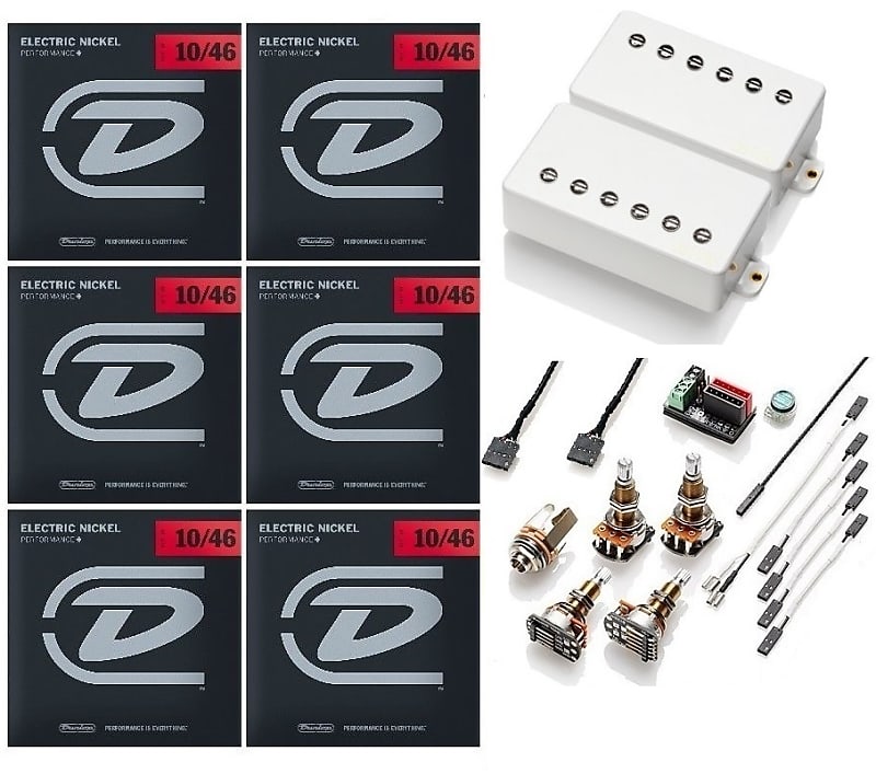 EMG Revelation Rev Set White Prashant Aswani Passive Standard | Reverb