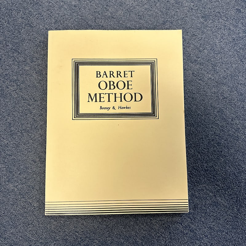 Barret Oboe Method Boosey&Hawkes Book | Reverb