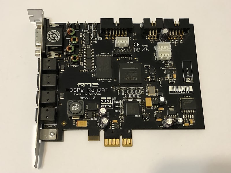 RME RayDAT HDSPe Adat/AES SoundCard - W/ Breakout Cables | Reverb