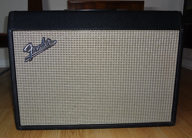 Fender Deluxe 112 extension cabinet 1967 Black Tolex | Reverb
