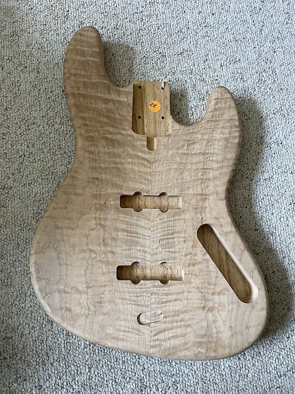 MusiKraft Jazz Bass Body (Fender-licensed) - unfinished | Reverb