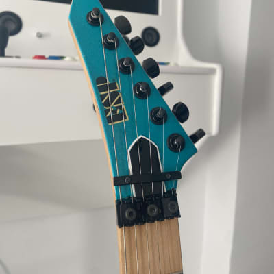 ESP Super Strat 1980s - Turquoise sparkle | Reverb