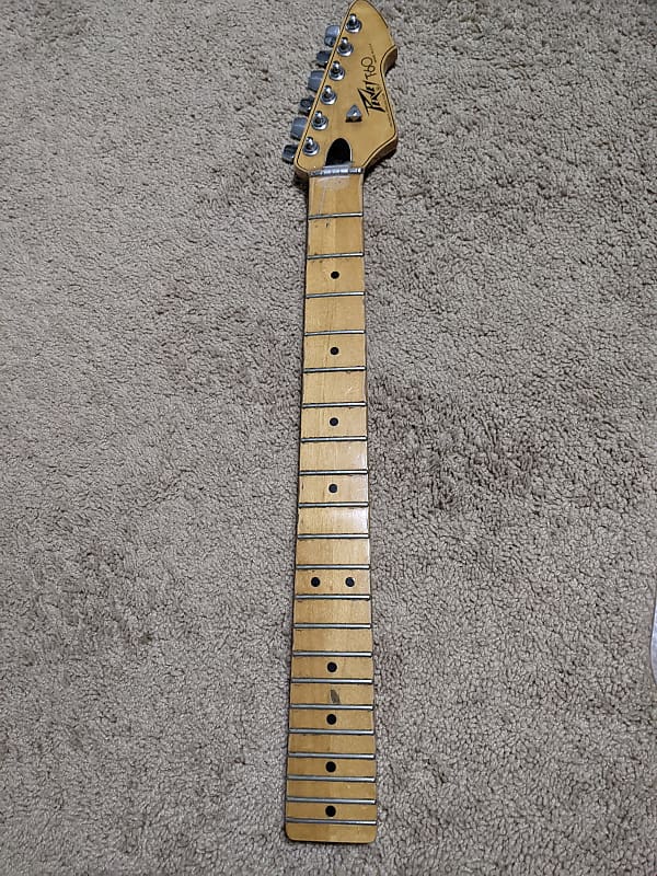 Peavey T-60 Neck, with tuners, string tree and nut. | Reverb