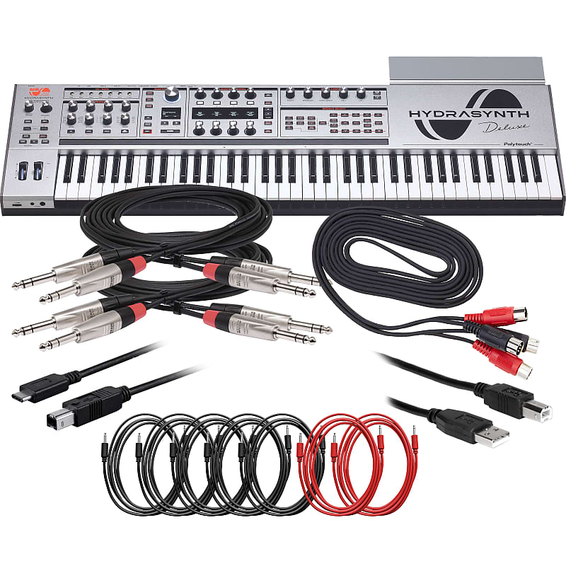 ASM Hydrasynth Deluxe Silver Edition Polyphonic Synthesizer | Reverb