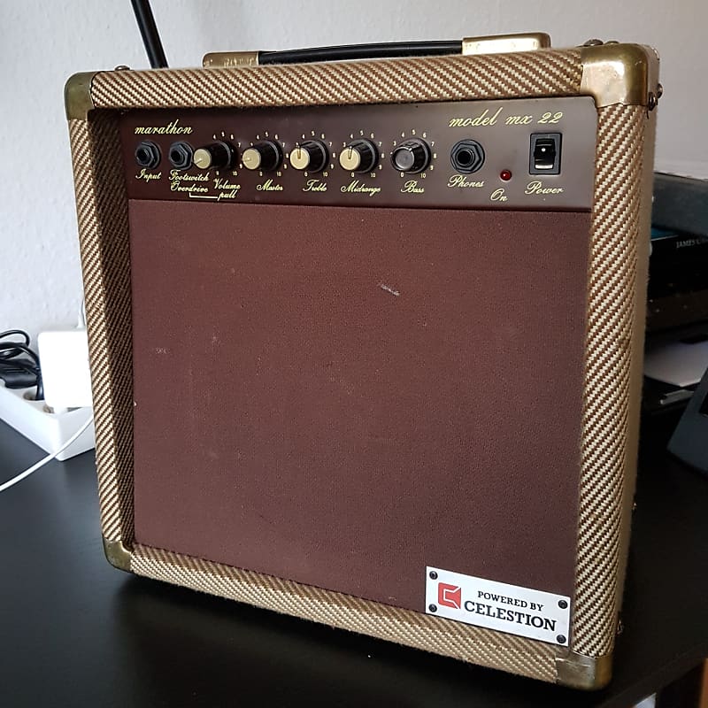 Marathon MX 22 Early 90s Tweed With Celestion Speaker | Reverb