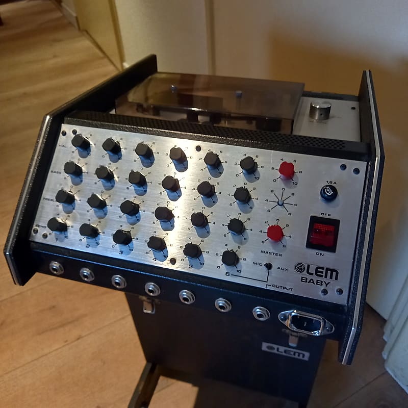 Vintage LEM Baby Tape Echo Powered Mixer 1970s - | Reverb Australia