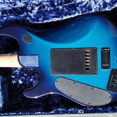 Music Man JP6 John Petrucci LTD2007 Blue Sparkle Burst Piezo | Reverb