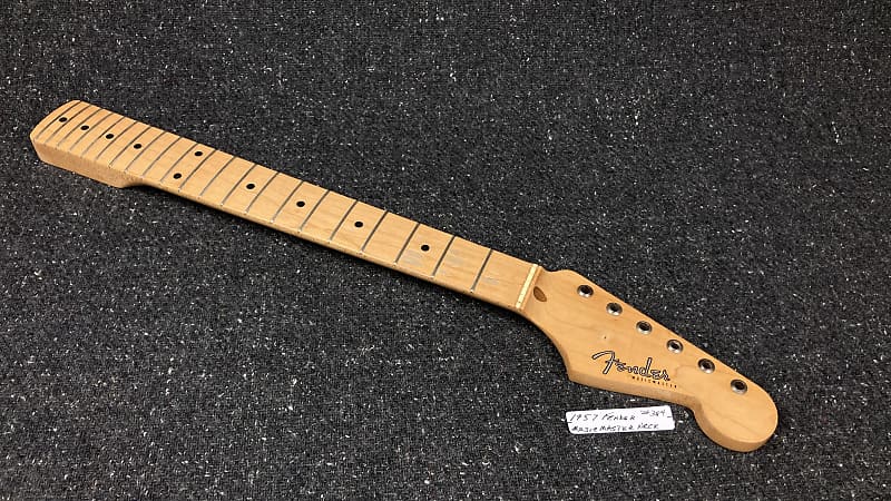 1957 Fender Musicmaster Guitar Maple Neck (#384)with Original | Reverb