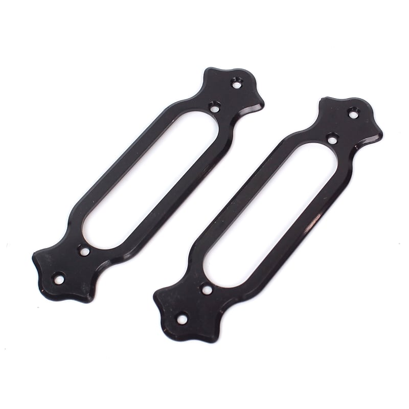2x Flanged Single Coil Pickup Mounting Base plate Rings ,ABS | Reverb