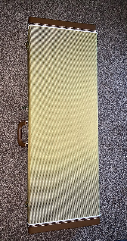 Fender tweed hard shell guitar case Tweed For telecaster or | Reverb