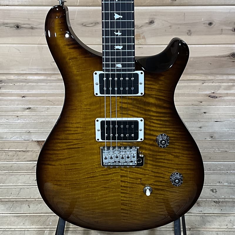 PRS CE 24 Electric Guitar - Black Amber | Reverb